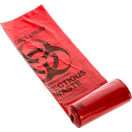 Oakridge OSHA Approved Biohazard Safety Bags – 25 Gallon, 50 Pack ...