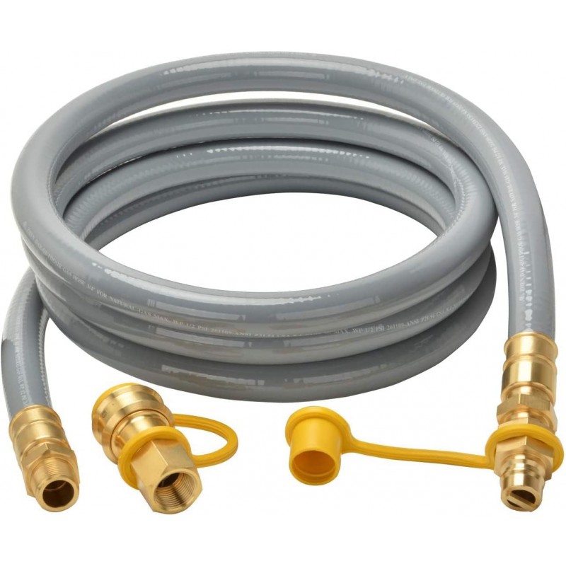 12ft Natural Gas Hose with Quick Connect Fittings | IMPA 350207 ...