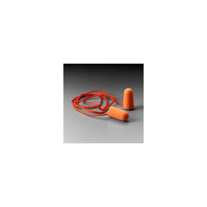 3M 1110 Ear Plugs, Corded, Bullet, 29dB, PK100 | Hearing Protection