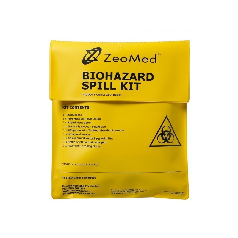 Buy Zeomed ZEOBZ001 Biohazard Body Fluid Spill Response Kit | Shop Online