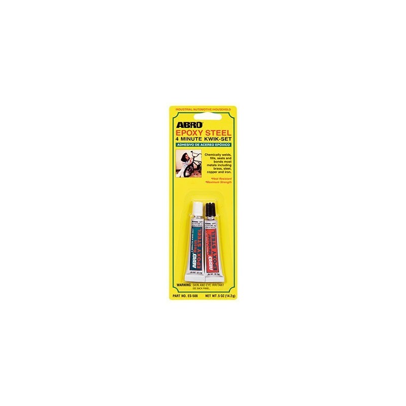 Abro Epoxy Steel 4 Minute Kwik-Set - Order Now | Buy Abro Adhesive