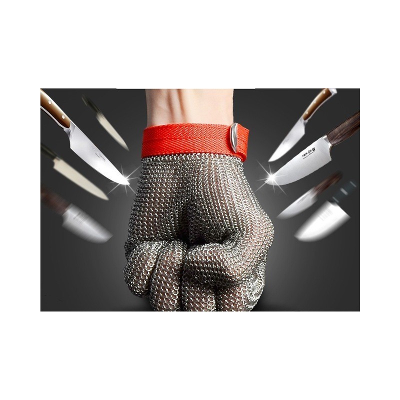 Buy Thermsafe Chiainex Stainless Steel Mesh Butcher Safety Hand Glove ...