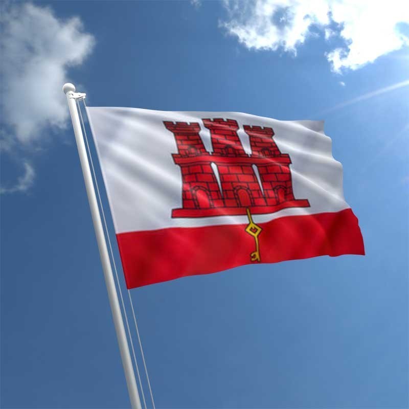 Gibraltar Flag - Buy Online | Shop Ship Flags