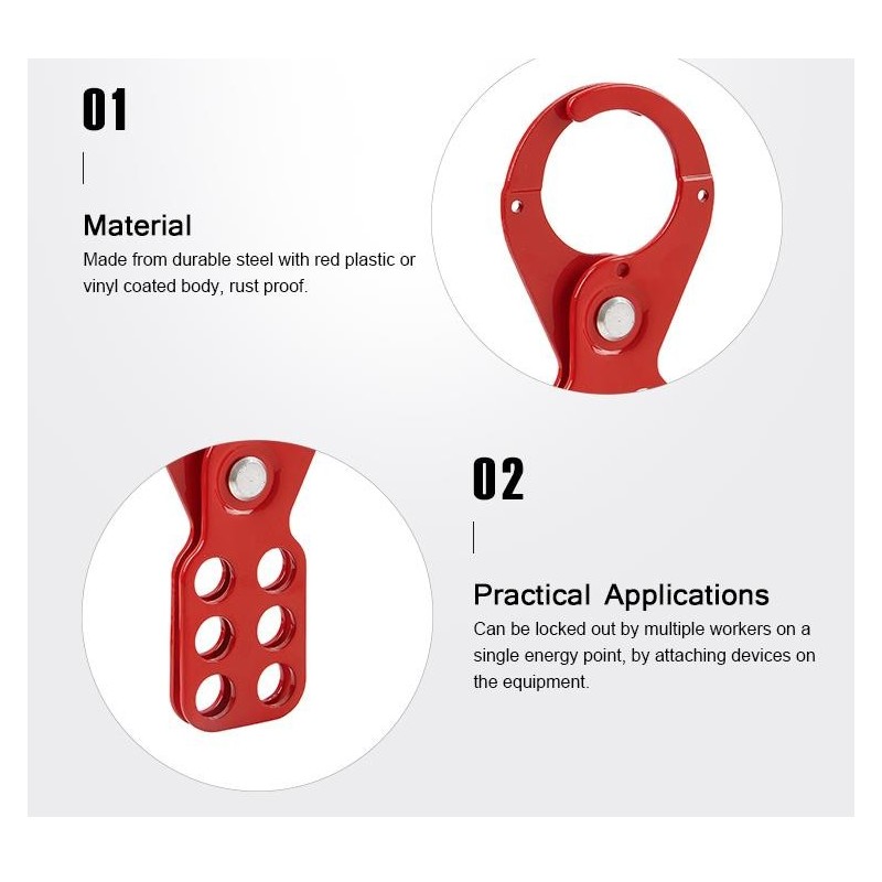 Economic Steel Safety Lockout Hasp - Tagout - Buy Online - Supplier ...
