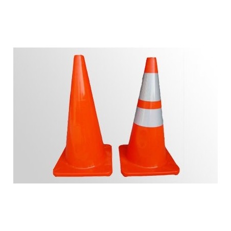 Buy Reflective Flexible Orange Plastic Road Traffic Cones - Road Safety Store Inches & Meter ...