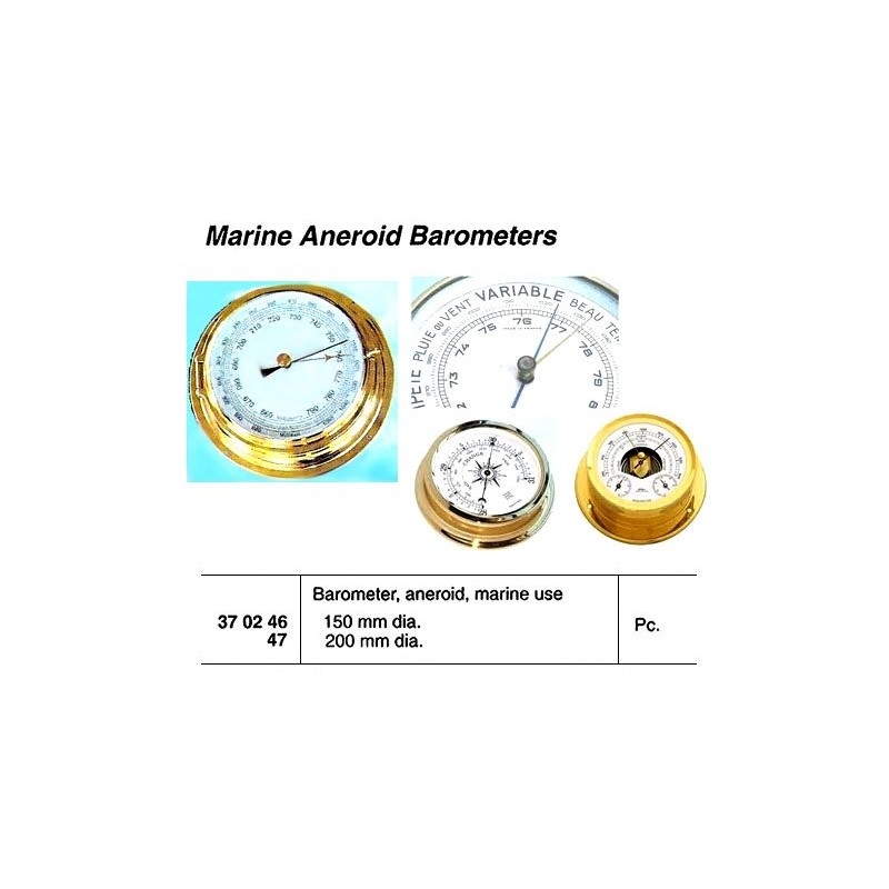 Buy Aneroid Marine Barometer 150MM Diam, IMPA 370246 from online shop