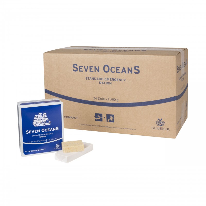 Rations Seven Oceans 500gram For lifeboats and liferafts, IMPA 330225