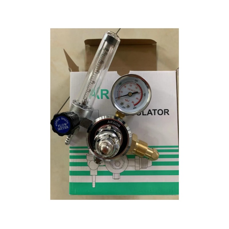 Argon Gas Regulator with Flowmeter | Industrial Welding Tool, Buy Now